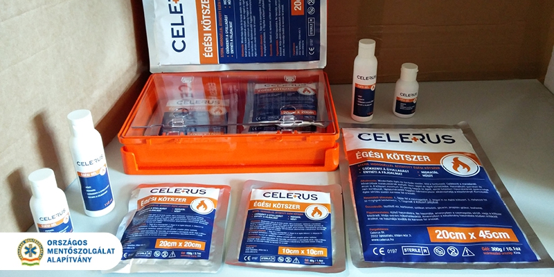 Országos Mentőszolgálat Alapítvány – Égési kötszer 2021